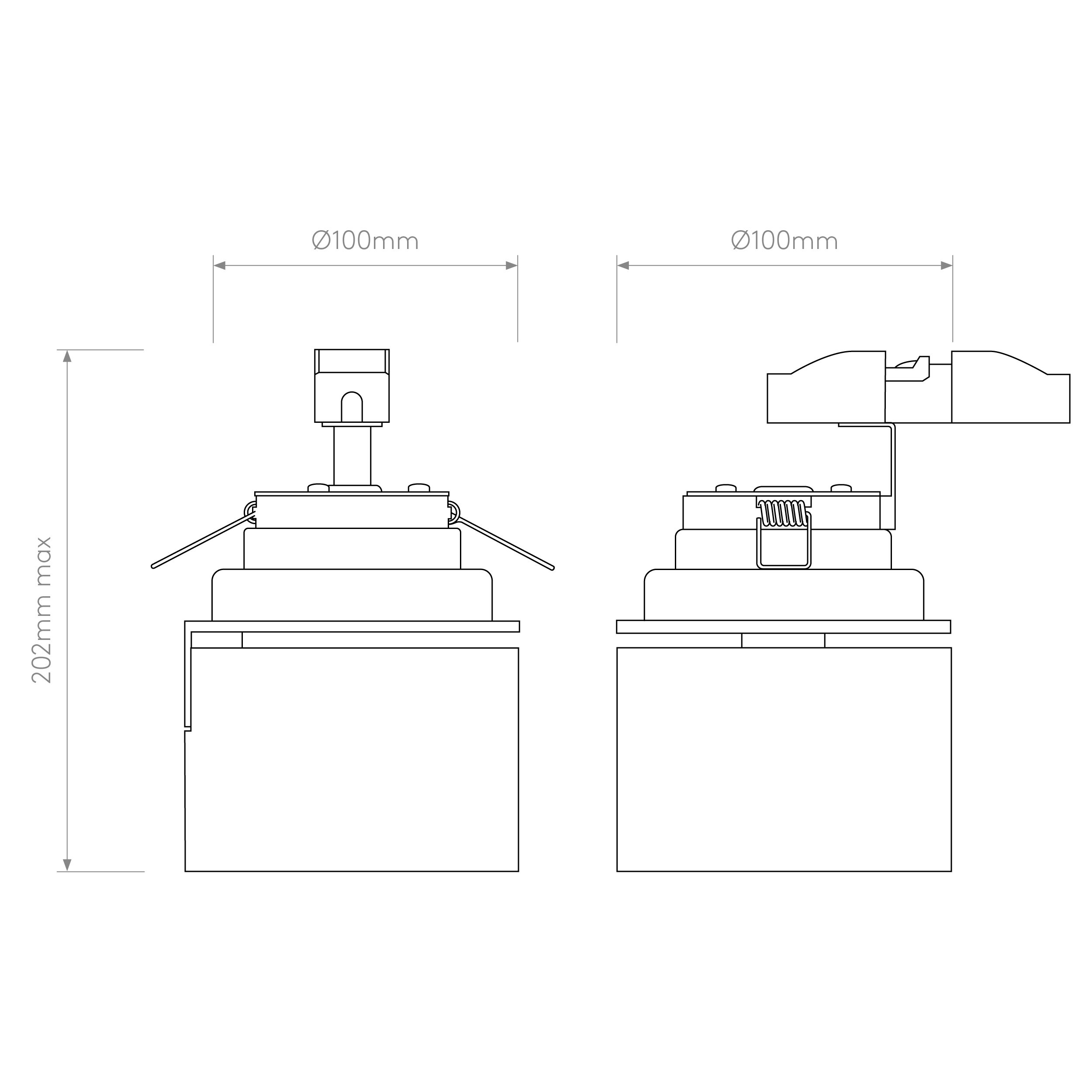 Astro Lynx Recess Matt White LED Spotlight (1403003) | L4L