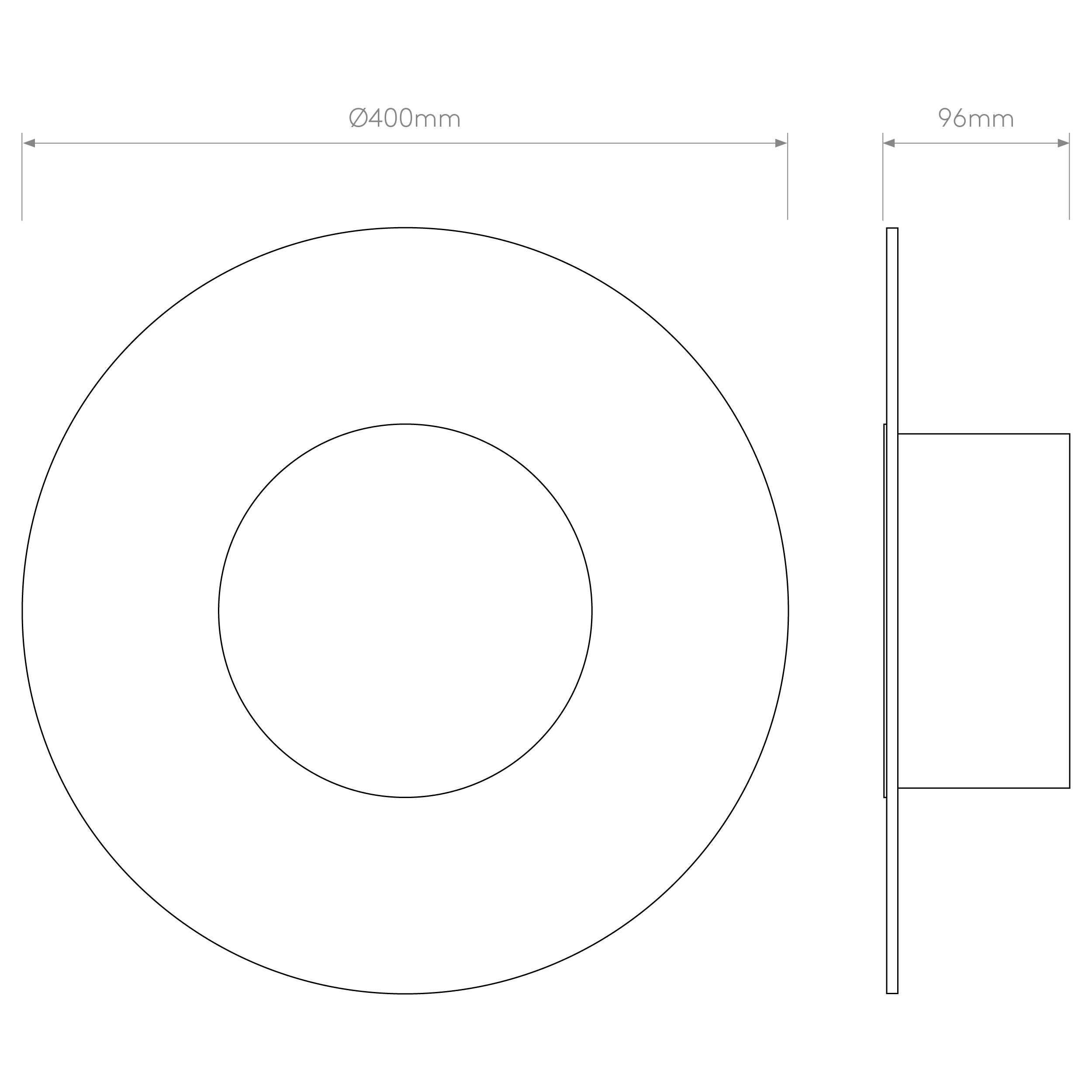 Astro Halftone 400 Matt White LED Wall Light | L4L