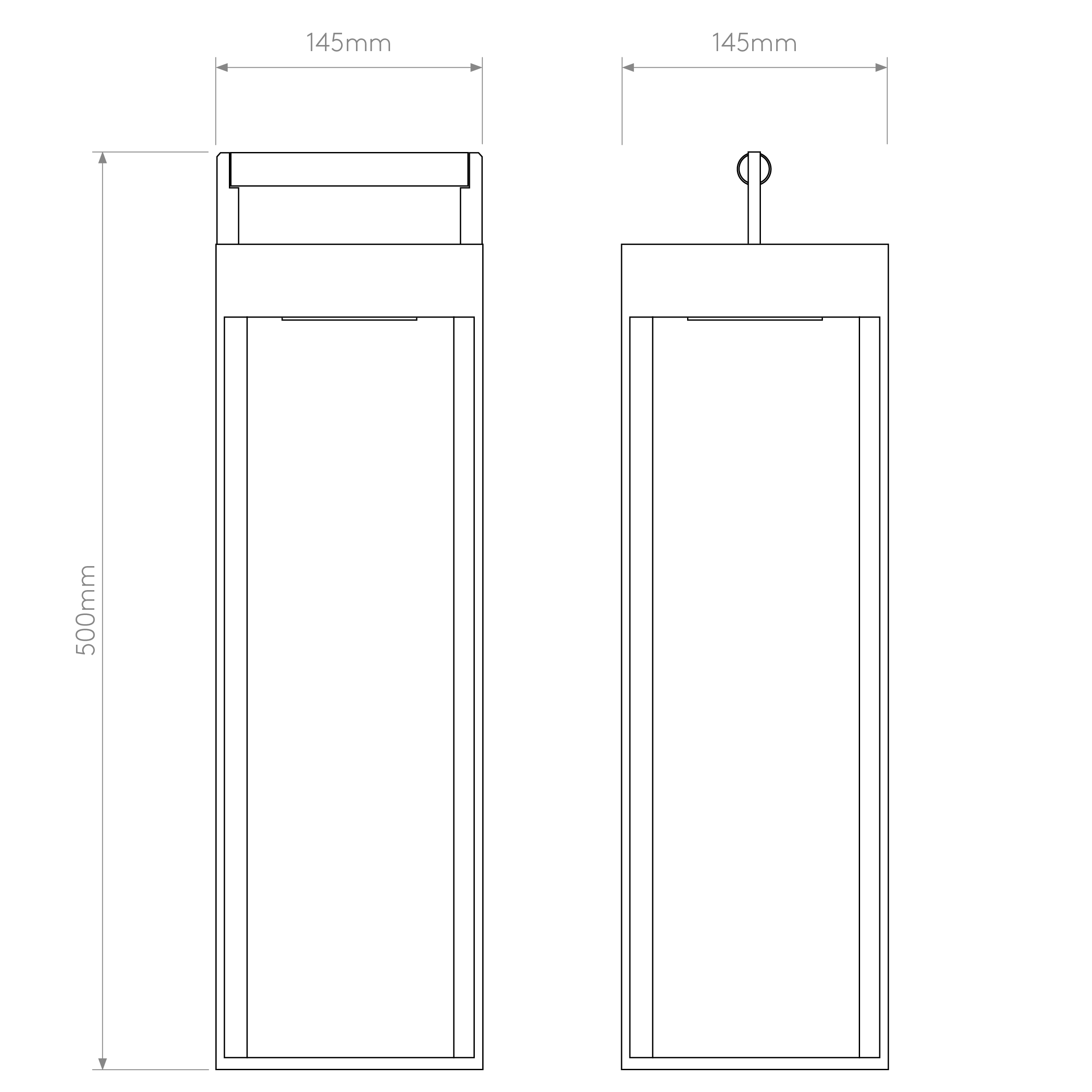 Astro Kuro 450 Textured Black Outdoor LED Floor Lamp (1430002) | L4L