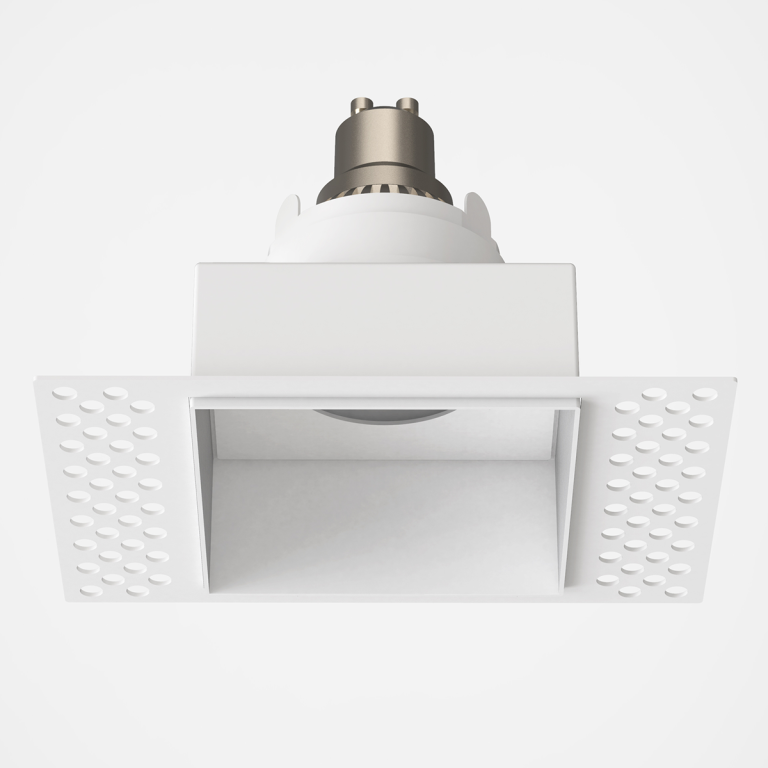 Astro Trimless Square GU10 Matt White Downlight | L4L