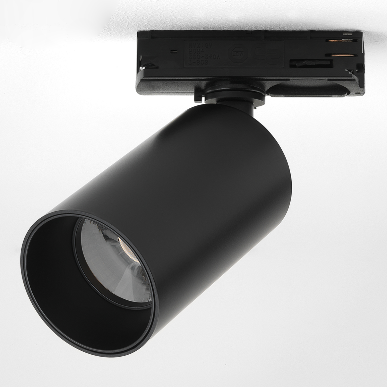 Astro Can 50 Matt Black LED Track Light | L4L