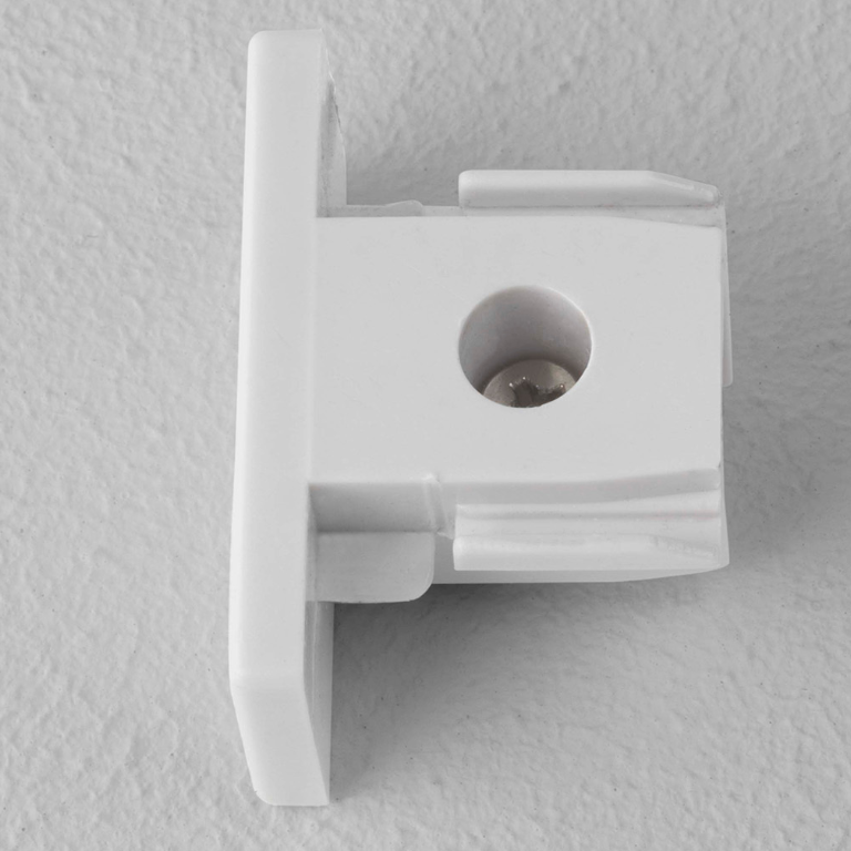 Astro Matt White Track Lighting End Cap | L4L