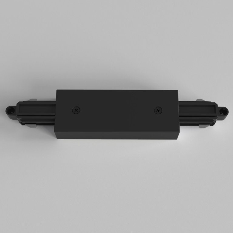 Astro Matt Black Track Lighting Central Live Connector | L4L