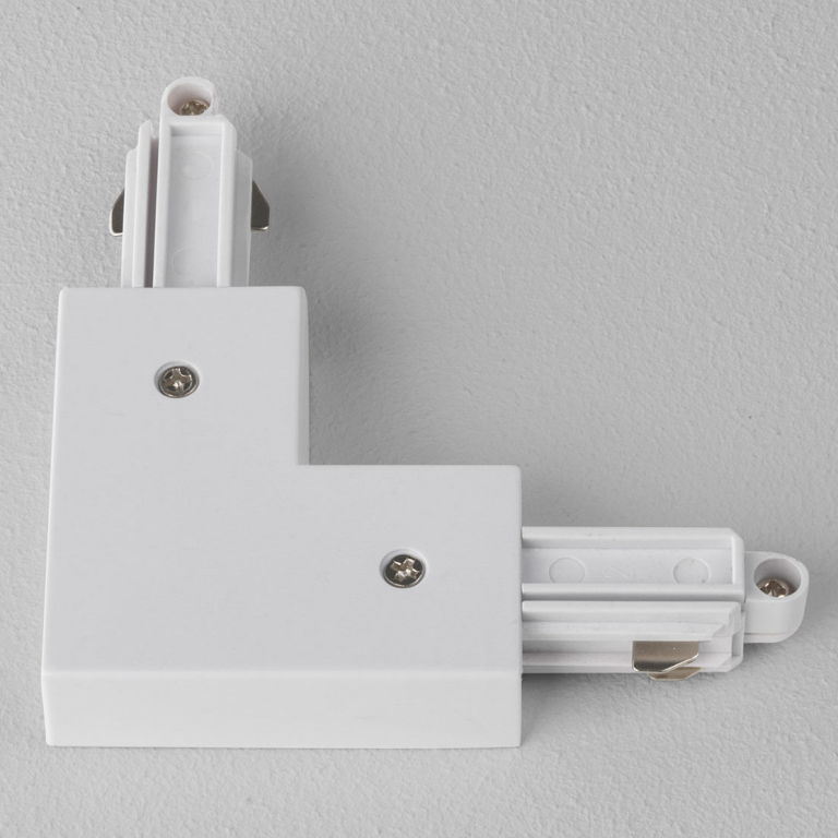 Astro Matt White Track Lighitng 90° Right Corner Connector | L4L