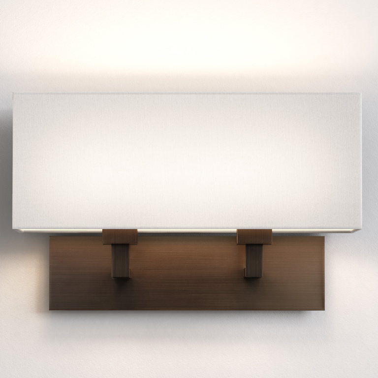 Astro Park Lane Twin Bronze Wall Light | L4L