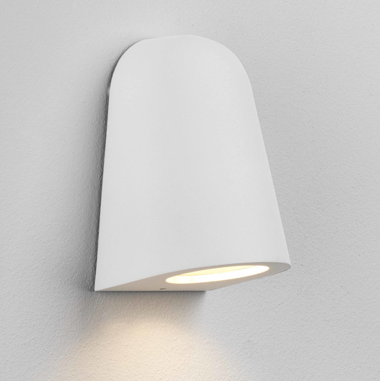 Astro Mast Light Textured White Outdoor Wall Light | L4L
