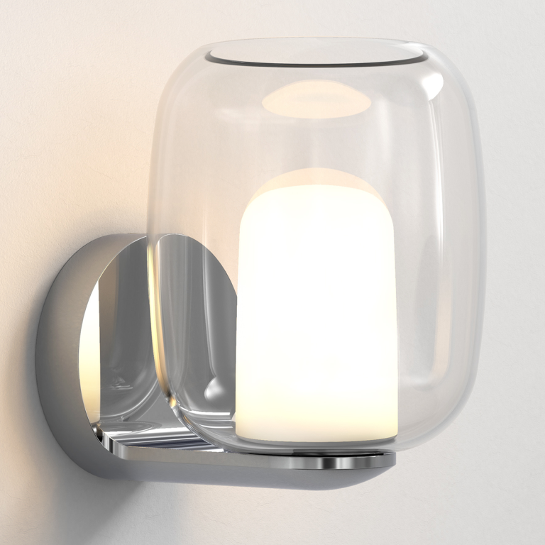 Astro Aquina Polished Chrome Bathroom Wall Light | L4L