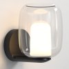 Astro Aquina Matt Black Bathroom Wall Light | L4L