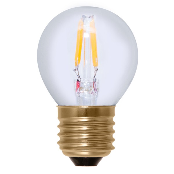 Segula Vintage Line 2.5W 2200K Dimmable E27 Clear Golf ball LED Bulb | L4L