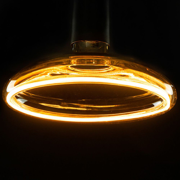 Segula Floating Line 6W 1900K Dimmable E27 Smokey Grey Reflector R200 ...