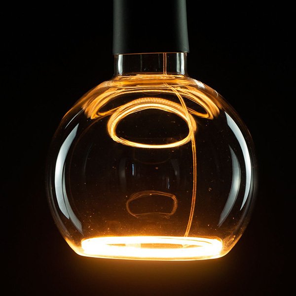 Segula Floating Line 4.5W 2200K Dimmable E27 Clear Globe 125 LED Bulb | L4L