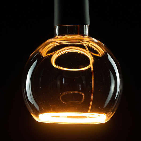 Segula Floating Line 4.5W 2200K Dimmable E27 Clear Globe 125 LED Bulb | L4L