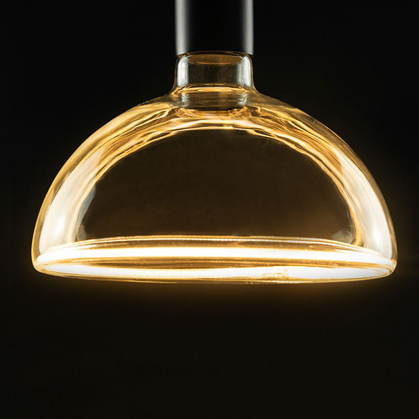 Segula Floating Line 6.2W 2000-2700K Dimmable E27 Clear Bowl LED Bulb | L4L