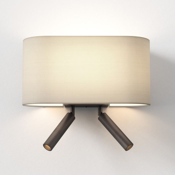 Astro Venn Reader Twin Bronze Wall Light | L4L