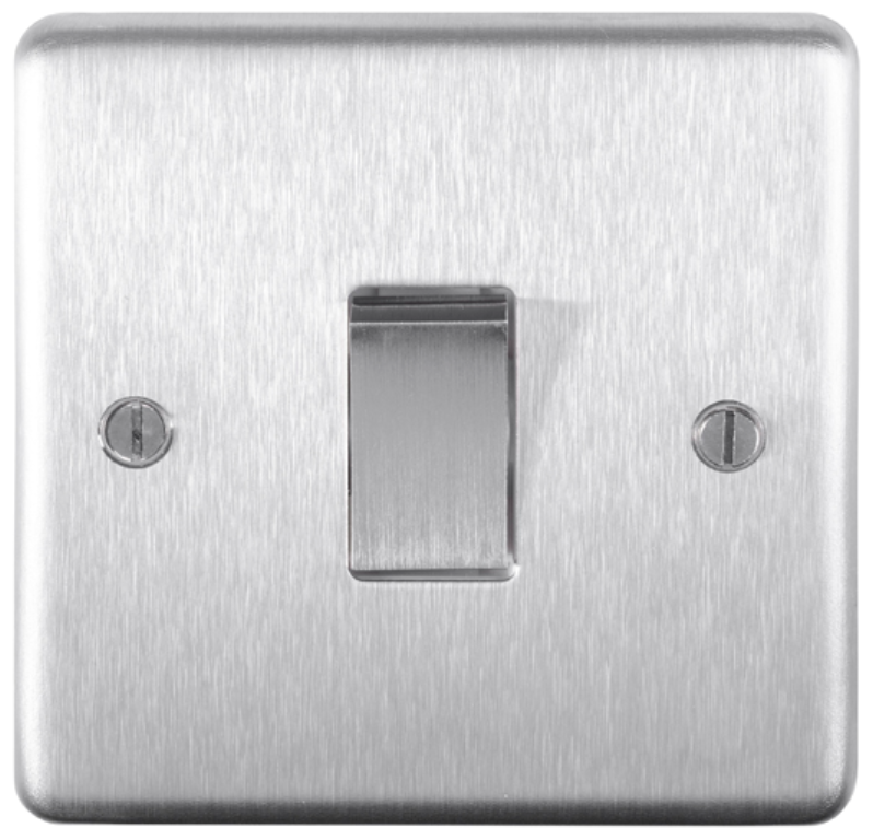 Eurolite Stainless Steel Satin Stainless 1 Gang Intermediate Switch ...