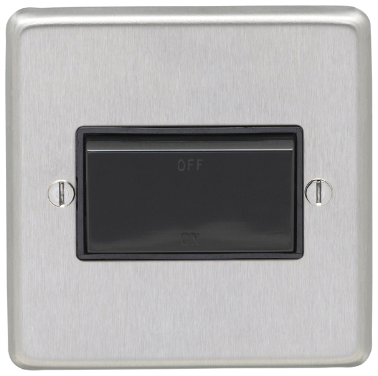 Eurolite Stainless Steel Satin Stainless 1 Gang Triple Pole Fan ...