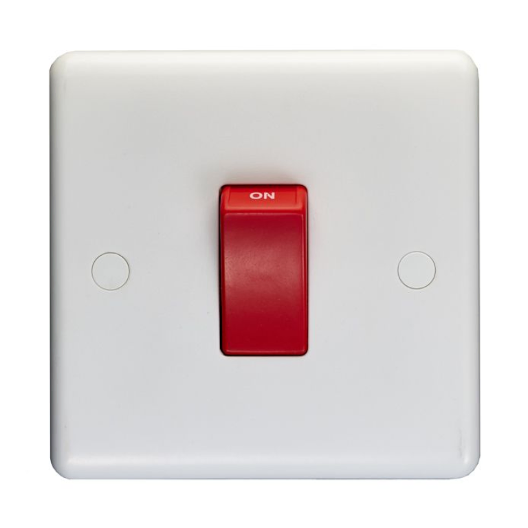Eurolite Enhance White 45A DP Cooker Switch | L4L