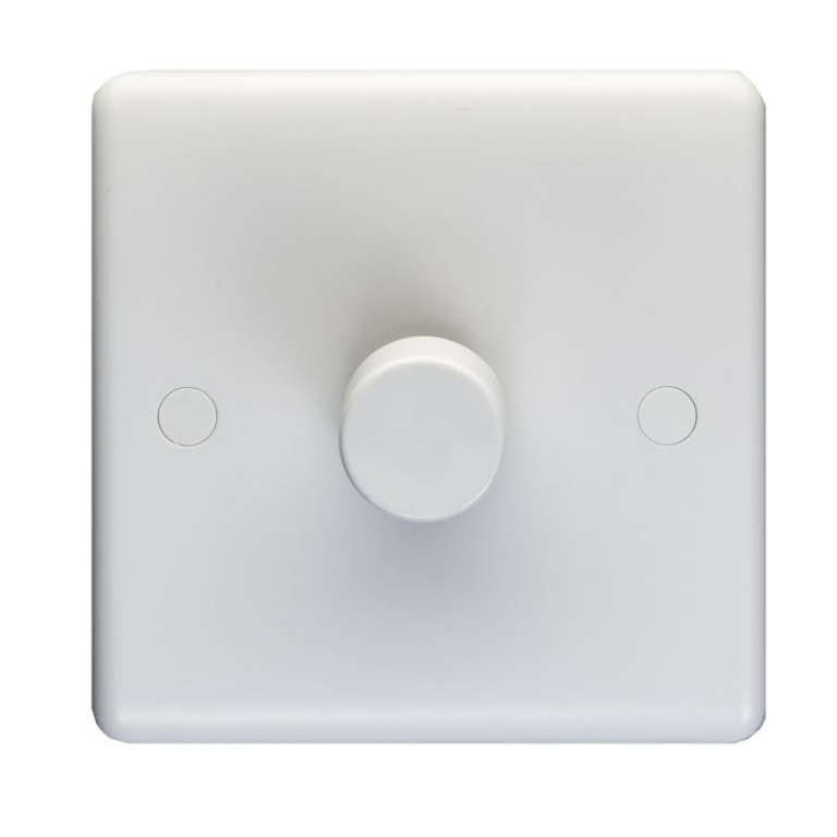 Eurolite Enhance White 1 Gang 400W LED Dimmer Switch | L4L