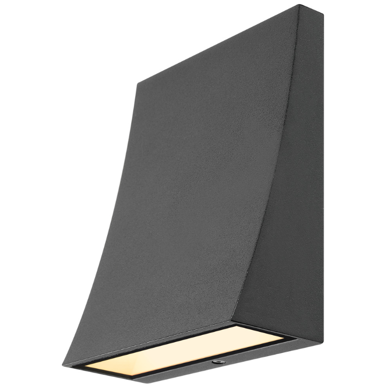 SLV 1000342 Anthracite Delwa Wide LED Wall Light | L4L