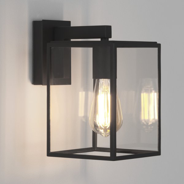 Astro Thurso Coastal Oval Natural Brass Outdoor Wall Light | L4L