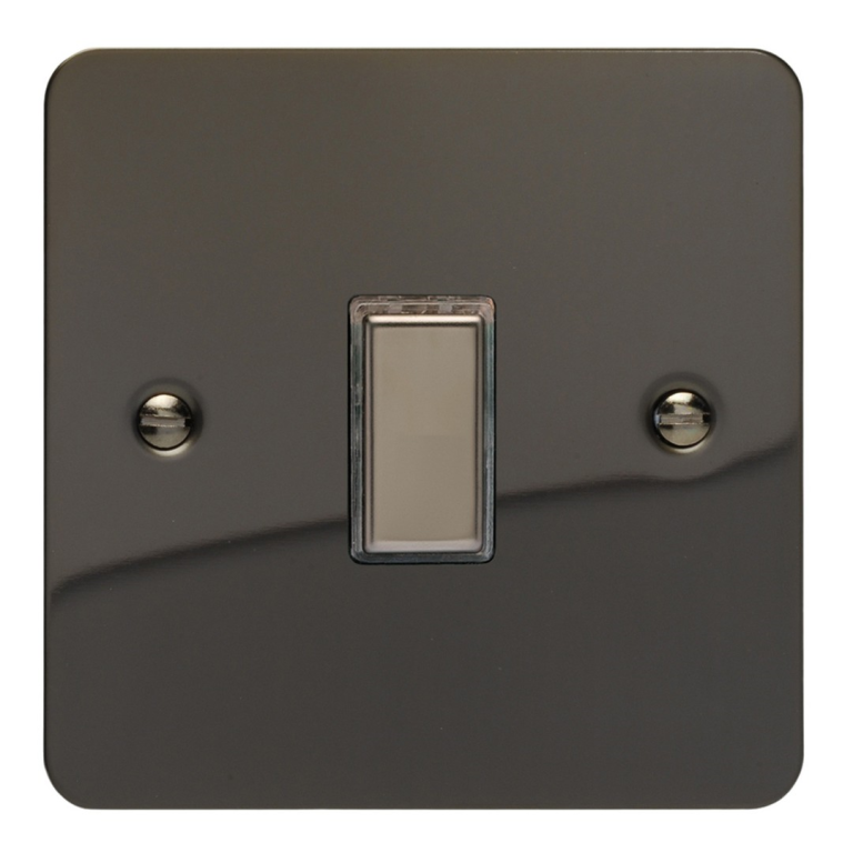 Varilight Ultraflat V-Pro Multi-Point Iridium Black 1 Gang Tactile ...