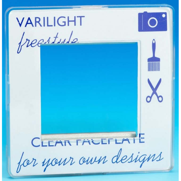 Varilight Freestyle 1 Gang Twin Aperture DataGrid Faceplate | L4L