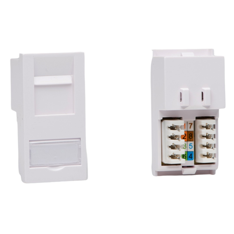 Varilight DataGrid White RJ45 CAT6 Data Socket Module | L4L