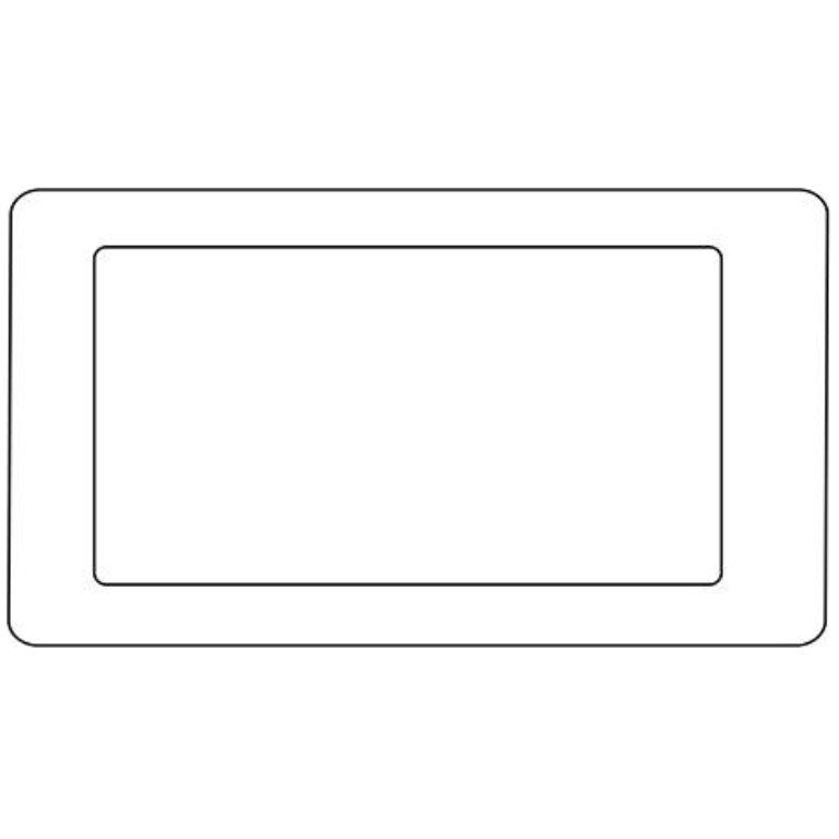 Heritage Brass 4 Module Plate (BLACK Collar) | L4L