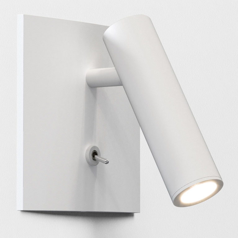 Astro Enna Square Switched LED White Wall Light | L4L