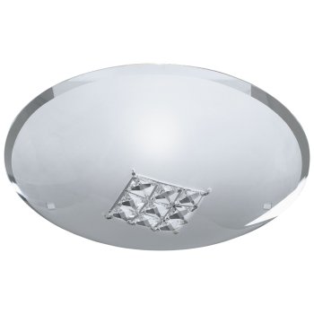 Searchlight 2198-32 Francesca Glass Flush Ceiling Light | L4L