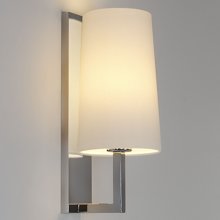 Astro Riva 350 Polished Chrome Bathroom Wall Light | L4L