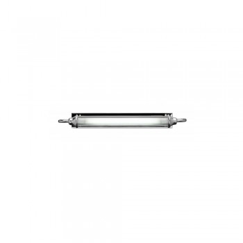 Dar Lighting RIL5950 Riley 8W T5 Polished Chrome Switch Wall Light | L4L