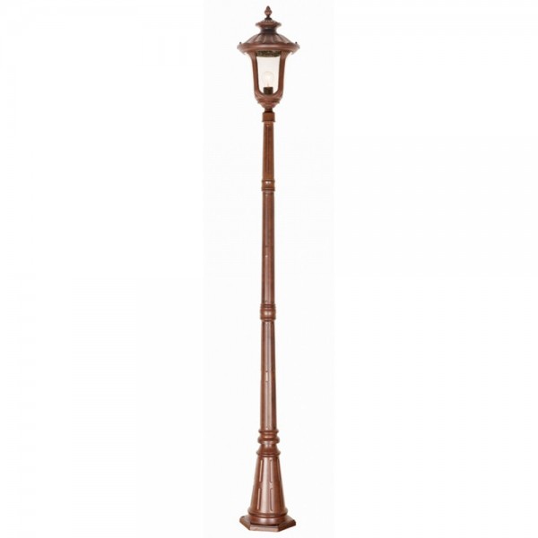 Elstead Lighting Chicago Medium Rusty Bronze Lamp Post | L4L