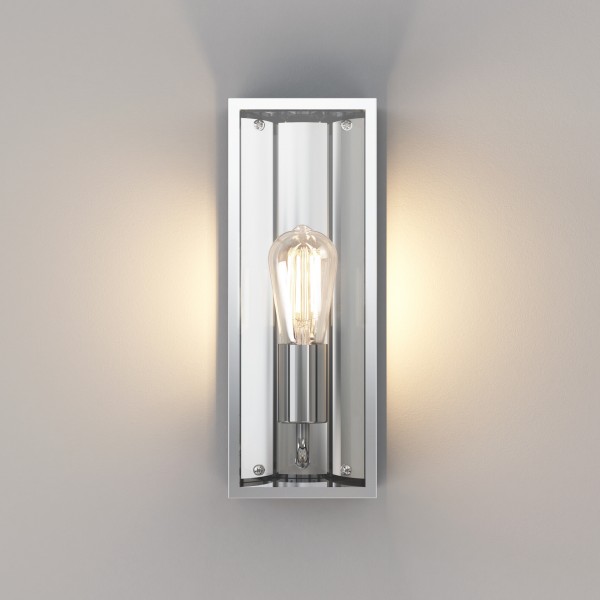 Astro Messina 130 Polished Nickel Outdoor Wall Light (1183006) | L4L