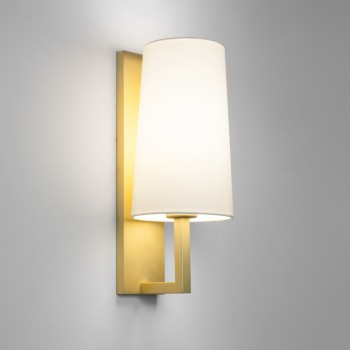 Astro Riva 350 Matt Gold Bathroom Wall Light | L4L