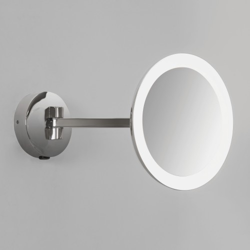 Astro Mascali Round Polished Chrome LED Bathroom Mirror Light (1373001 ...