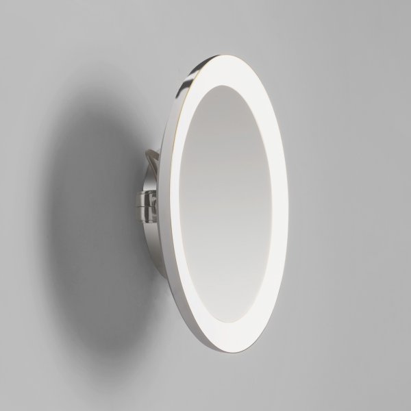 Astro Mascali Round Polished Chrome LED Bathroom Mirror Light (1373001 ...