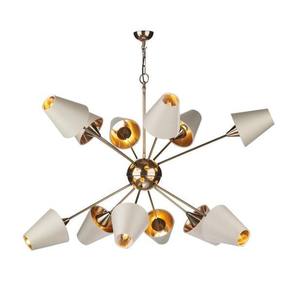 David Hunt SPU1263 Clone of Sputnik 12 Light Pendant Bronze | L4L