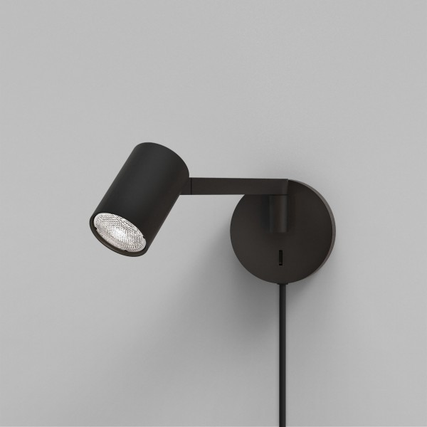 Astro Ascoli Swing Matt Black Wall Reading Light (1286088) | L4L