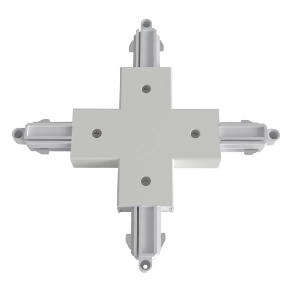 Astro Matt White Track Lighting X Connector | L4L