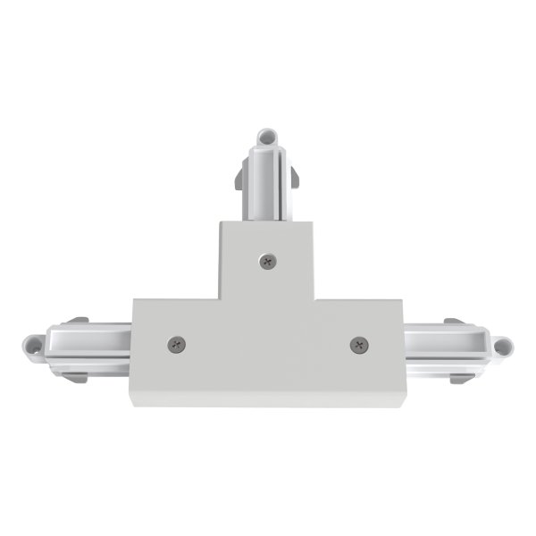Astro Matt White Track Lighting T Connector with Right Nearside Earth | L4L