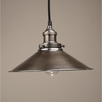 Culinary Concepts HSL-MLGE-SLV Large Hanging Triangular Metal Shade ...