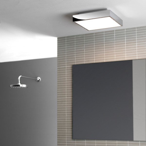 Astro Taketa 400 Polished Chrome LED Ceiling Light - Emergency Self ...