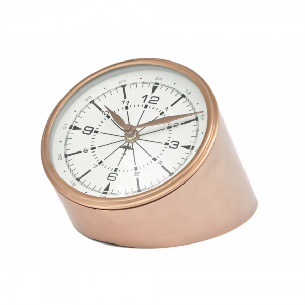 Libra 337711 Copper Aviator Mantle Clock