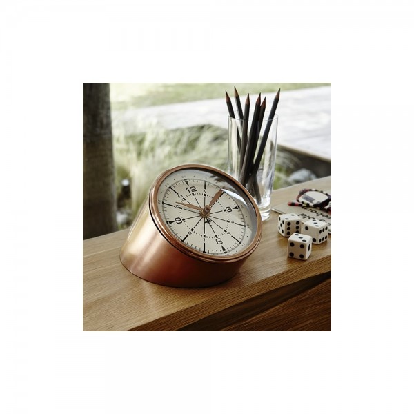 Libra 337711 Copper Aviator Mantle Clock