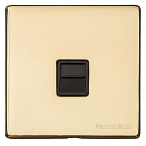 Heritage Brass 1 Gang Master Line Socket (Y01.267.BK-M) at L4L