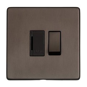 Heritage Brass Studio Matt Bronze 13A Switched Spur with Matt Bronze ...