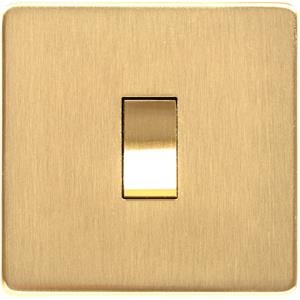 Heritage Brass 1 Gang Rocker Switch (Y44.200.SB) L4L