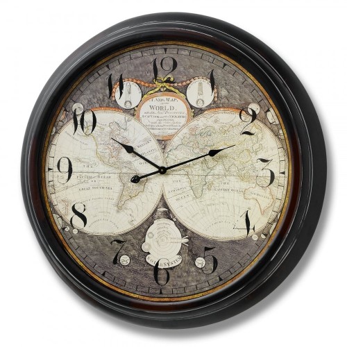 Hill Interiors 9131 Large World Clock