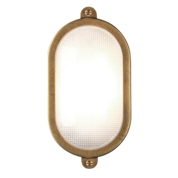 Astro Malibu Oval Solid Brass Outdoor Wall Light (1387004) | L4L